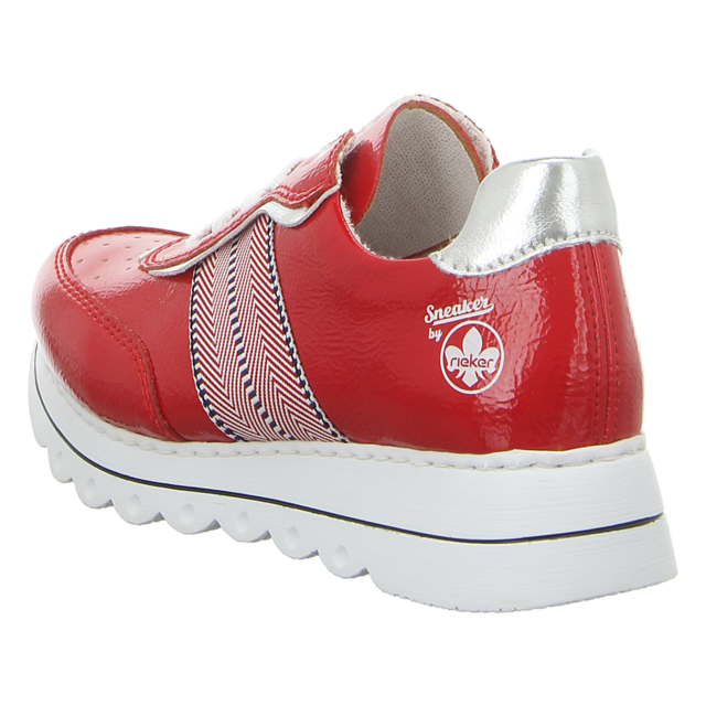 Rieker Damen Sneaker in rot | SALE Schuhfachmann