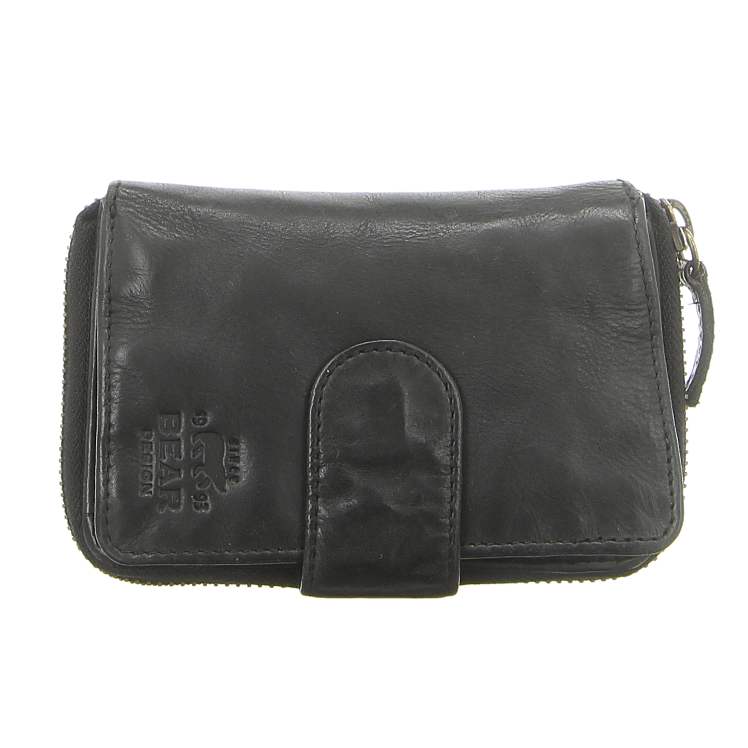 Bear Design Geldbörse in schwarz | Schuhfachmann